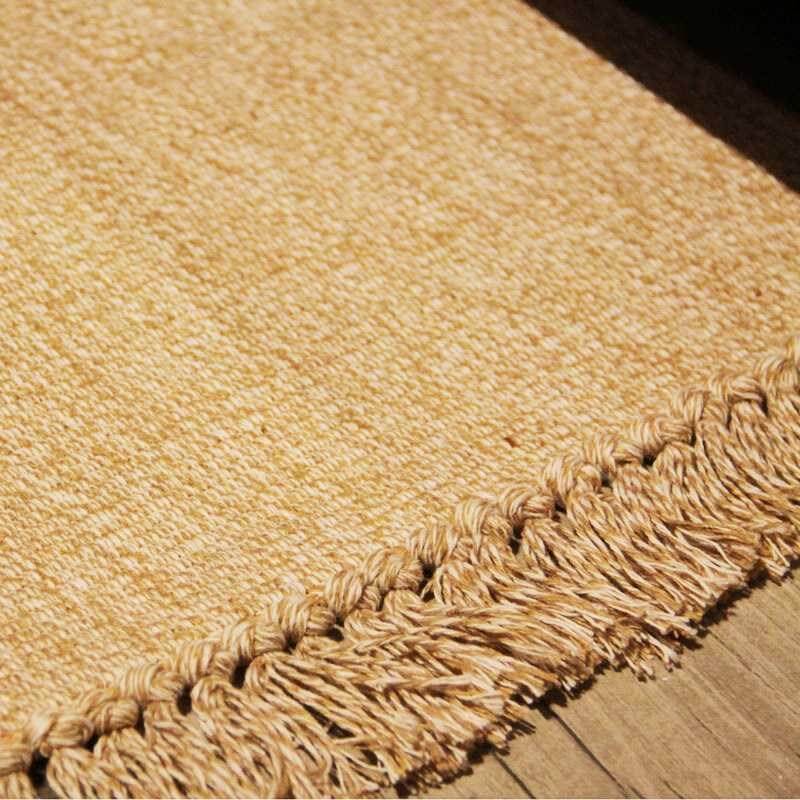 Cotton Braided Tassels Area Rugs | Washable Kitchen Rugs – sweaterpicks